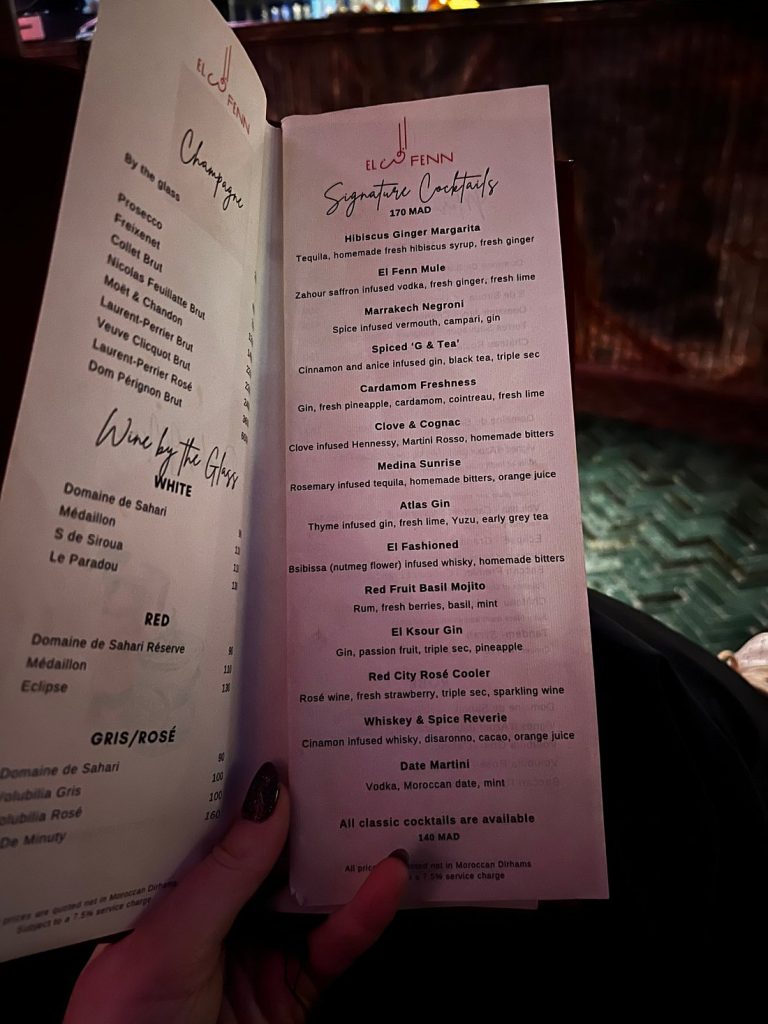El Fenn Restaurant & Rooftop Bar Marrakech | Menu, Reviews, Location